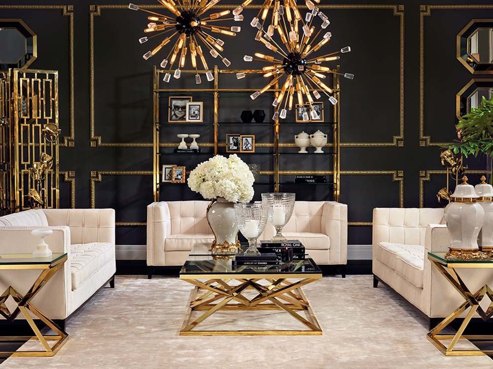Muebles de gama alta y de diseño moderno